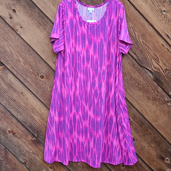 LuLaRoe | Dresses | Lularoe Jessie 5 Purple Pink Bnwt | Poshmark